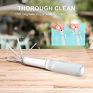 Portable Bidet, Travel Bidet with Orientation Sensor, morpilot Handheld Electric Mini Bidet Sprayer for Personal Hygiene Cleaning/Postpartum Care, Travel Bag, IPX6 Waterproof