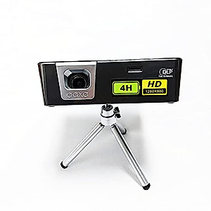 AAXA P6X 1000 Lumen Battery Projector, 4 Hour Battery, Portable Mini Projector, DLP 1080p Support, 30,000 Hours LED, 15000mah Powerbank, HDMI/USB/microSD Input, Worlds Brightest Battery Pico Projector