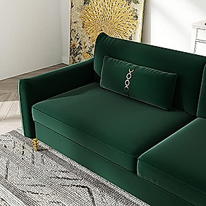 TUBAIHON Oversized Sectional Sofa Couch L Shaped U Shaped Convertible Chenille Modular Couch Set Deep Seat Couches for Modern Living Room/Apartment/Office (1, P19-green)