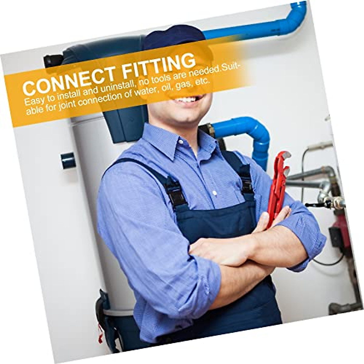 VILLCASE 2pcs 90 Valve Connector Gas Fitting Connector Hose Fittings Brass Pagoda Fitting Joint Water Filter Elbow Connect Elbow Quick Connect Water Fittings Copper