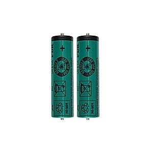 PULADU 2pcs HR-AAUV for Braun Electric Shaver Battery 1.2V Ni-MH Rechargeable Battery