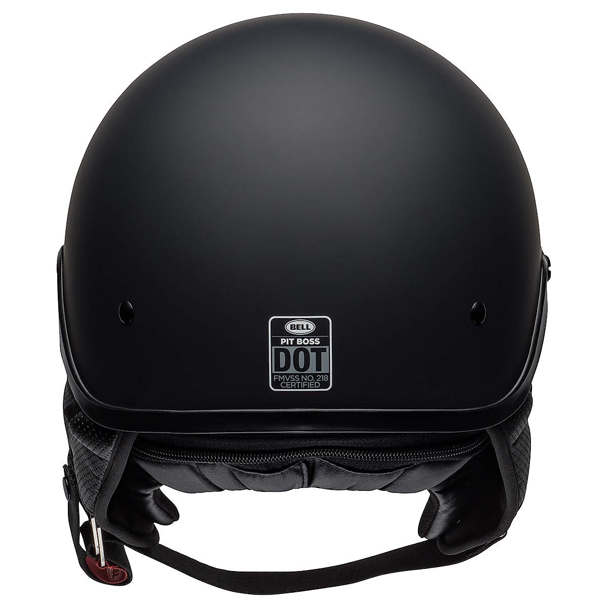 Bell Pit Boss Open-Face Motorcycle Helmet (Solid Matte Black, XXX-Large)