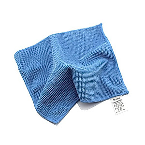 Microfiber Cleaning Cloths - 6 Pack, Blue, 6"x 7" Inch