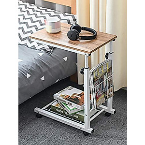 taimowei Side Table Removable Coffee Table Side Table Lift Lazy Bedside Table Sofa Rack Computer Desk Desk