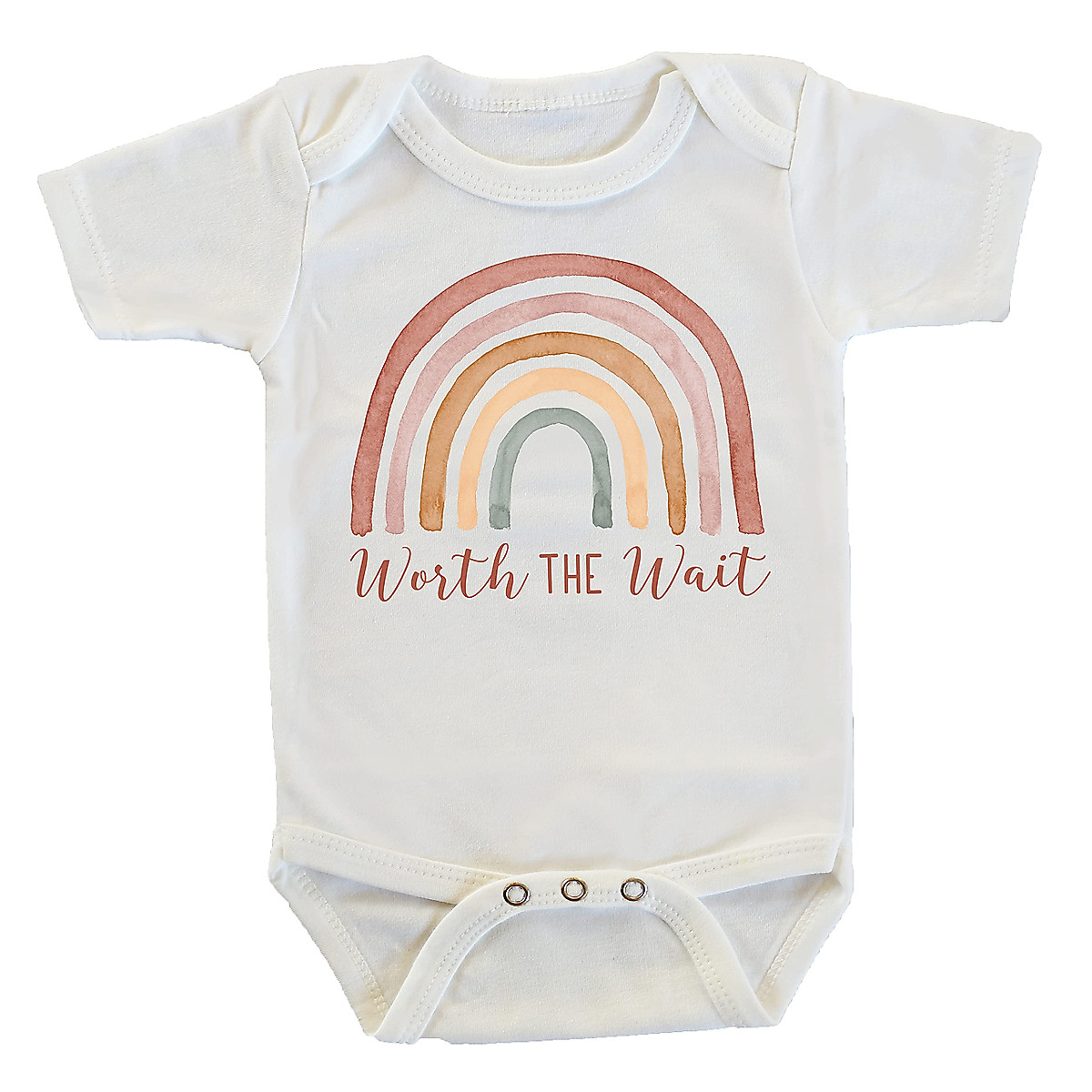 Witty and Bitty Worth the Wait Rainbow Gift after Infant Loss Miscarriage Onesie/Bodysuit (0-3 months)