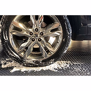 American Floor Mats - Diamond Plate Runner Mats - Durable, Abrasion Resistant Vinyl Mats, Rolls Grey 3/16" Thick x 2' x 10'