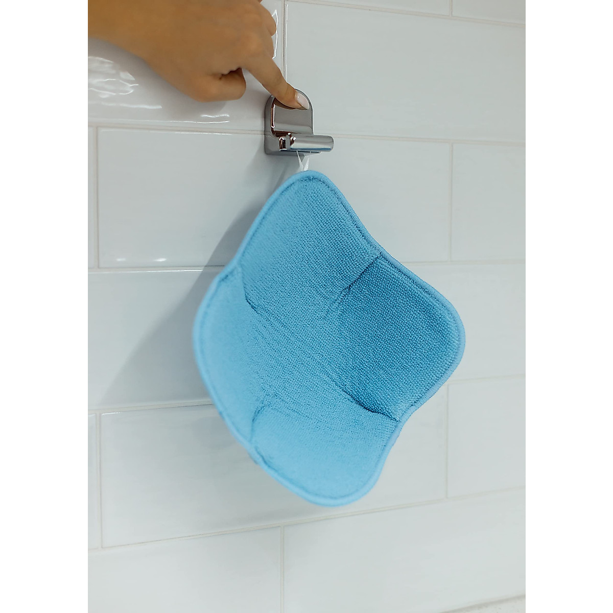 Microwave Bowl Cozy Huggers Set of 4 – Durable and Reliable – for Hot and Cold Bowls, Plates and Dishes Bowl Holder for Microwave – Bowl Cozies Ideal Household Gift by Sheff Store (Blue)