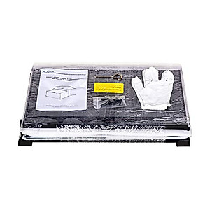 REPTI ZOO 10 Gallon Reptile Tank Glass Natural Cages Terrarium 20" x 12" x 10" Sliding Screen Top for Reptile Hamster Hedgehog Small Animals