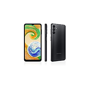 SAMSUNG Galaxy A04S 4G LTE (64GB + 4GB) Unlocked Worldwide (Only T-Mobile/Mint/Metro USA Market) 6.5" 50MP Triple Camera + (w/Fast Car Charger) (Black)