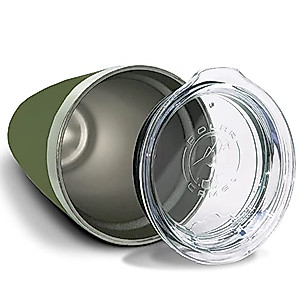 LaserGram 20oz Vacuum Insulated Tumbler Mug, Shar Pei, Personalized Engraving Included (Camo Green)