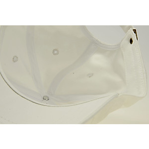 MUNULA Oversize XXL High Crown Baseball Cap Big Head Hats for Men Dad Hat Adjustable Plain Running Cap 23.6"-25.6" (White)