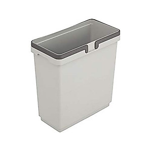 Rok Kitchen Cabinet Soft Close Heavy Duty Frameless Waste Recycle Bin Trash Can Pull Out Organizer Container QPAM21235C (Double 21" (35 Quart Bin)