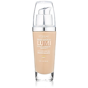 L'Oreal Paris True Match Lumi Healthy Luminous Makeup, W3 Nude Beige, 1 fl; oz.