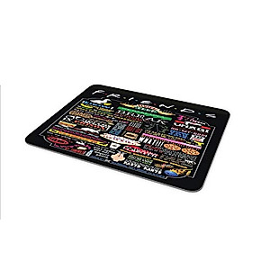 JNKPOAI Friends TV Show Mouse Pad Square Rubber Office Mouse Pad
