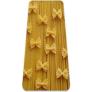 Yoga Mat, Yoga Mats for Home Workout, Workout Mat, Exercise Mats, Pilates Mat, Pasta Food Pictures