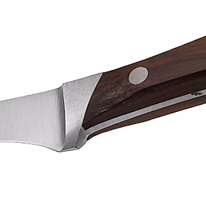 Arcos Forged Slicing Ham Knife 10 inch with 250mm blade. Nitrum Stainless Steel Blade. Professional Kitchen Knife. Rosewood Brown Handle. Rust & Corrosion Resistant. Smooth edge. Natura Series.