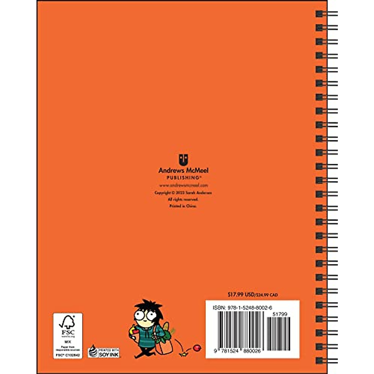 Sarah's Scribbles 16-Month 2023-2024 Weekly/Monthly Planner Calendar: Get It Together!