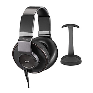 AKG K553 MKII Studio Headphones Bundle with Aluminum Stand (2 Items)