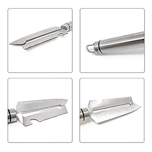 Honbay 1PCS Multifunctional Stainless Steel Knife for Home Kitchen (9.45")