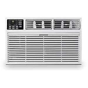 Whirlpool 14,000 BTU 230V Through-the-Wall Air Conditioner and Heater with Remote Control, Digital Display, and 24H Timer