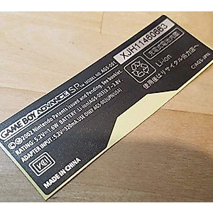 Replacement Sticker Label Tag Marking Sticker AGS-001 for Game Boy Advance SP GBA SP