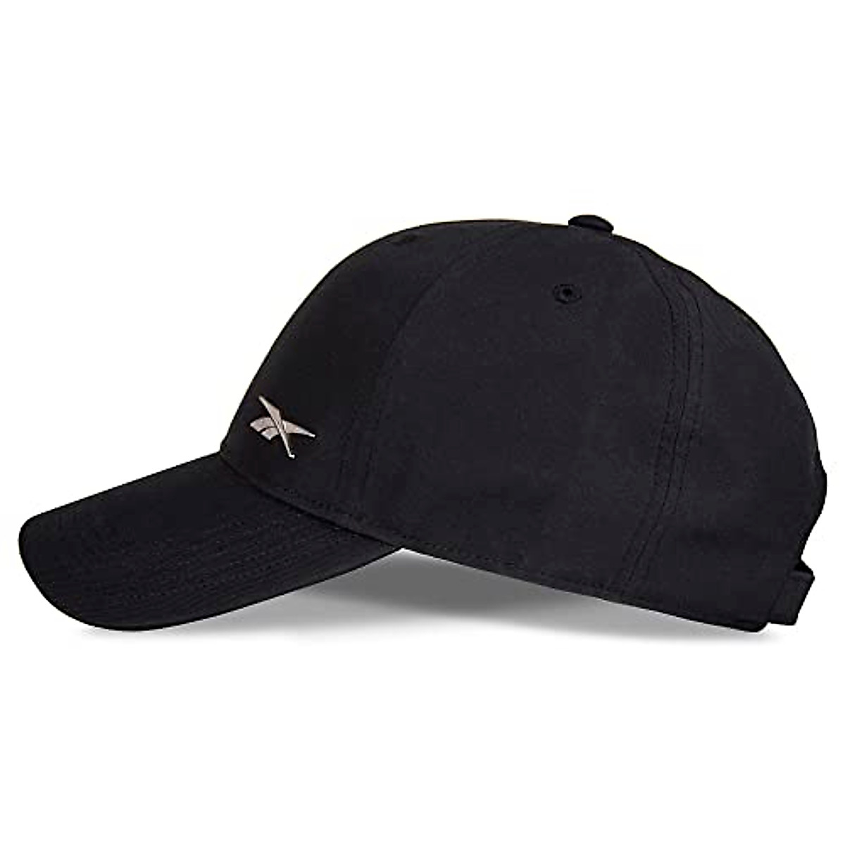 Reebok Women Standard Active Metal Cap with Adjustable Strap (One Size Fits Most), Badge-Black
