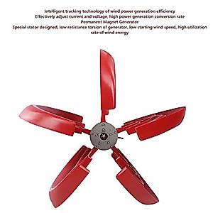 Windmill Generator, Wind Power Machine Low Failure Rate 400W for Marine Industrial Energy for Home Garden Boat(#2)