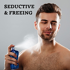 NovoGlow Blue For Men - 3.4 Fl Oz Eau De Parfum Spray for Men - Long Lasting Warm Masculine & Spicy Fragrance Smell Fresh All Day Long Gift for Men for All Occasions