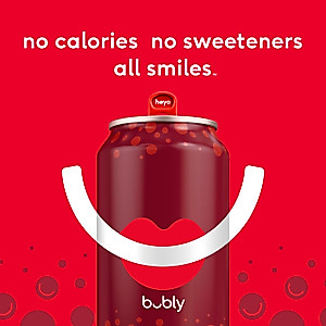 bubly Sparkling Water, Triple Berry Variety Pack, Zero Sugar & Zero Calories, Seltzer Water, 12 Fl Oz Cans (Pack of 18)