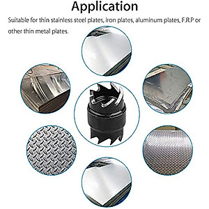 Spot Weld Cutter Set，13 Pcs 3/8" Rotary Spot Weld Cutter Remover Drill Bits Tool and 2 Replacement Blades,Metal Hole Cutter Remover for Power Drill Spot Welding