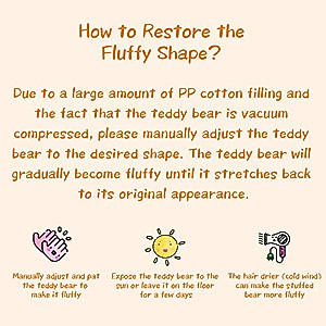 MorisMos Giant Teddy Bear Stuffed Animal, Big Teddy Bear Life Size, 36in Large Teddy Bear Cuddly Soft for Baby Shower, Boys, Girls