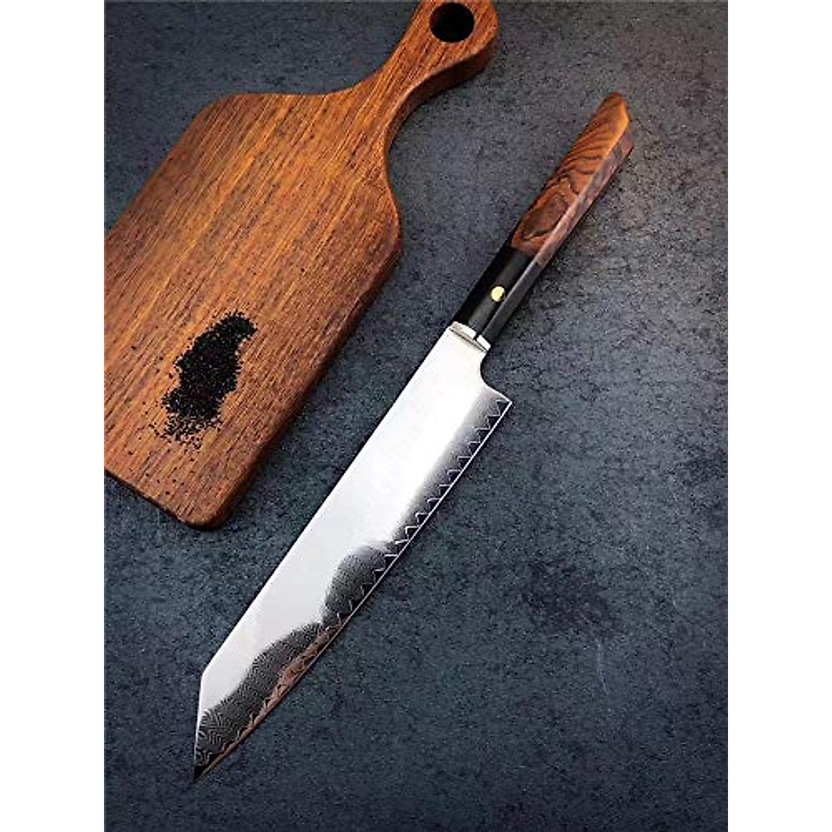 MASALONG 13inch VG10 Damascus Steel Chef Japanese Kitchen Knife 8inch Blade Knives Cooking knife (Kitchen8)