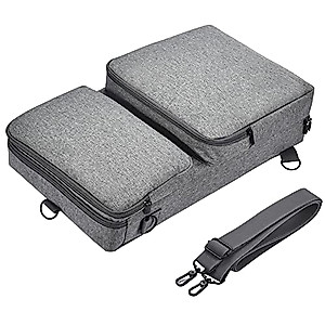 Seracle Carrying Case Portable Bag Travelling Case Compatible with DDJ-FLX4 / DDJ-400 / DDJ-SB3 Portable Controller and DJ Headphone (Gray)