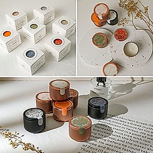 6 Pack Scented Candles, Aromatherapy Candles Sets, Specially Designed for Bridesmaids Gift, Ideal Gifts for Wedding, Women Birthday, Mother's Day, Thanksgiving, Christmas (Black)