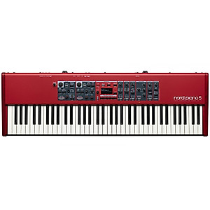 Nord Piano 5 73-Key Digital Piano Bundle with Two-Tier Adjustable Stand and Flip-Top Adjustable Bench (4 Items)