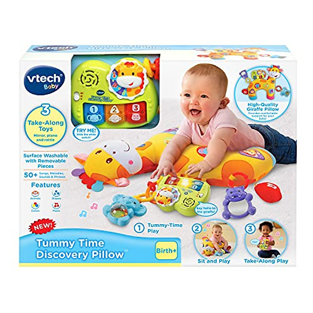 VTech Tummy Time Discovery Pillow