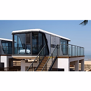 Butterfly Pink Capsule Home Portable Prefabricated Tiny Home 1 Bedroom, 1 Kitchen, 1 Living Room, 1 Rest Room House 11490 L, 3300 W, 3300 H, mm, 37.92 M2, House, Hotel, Villa, She Shed, Camping Home