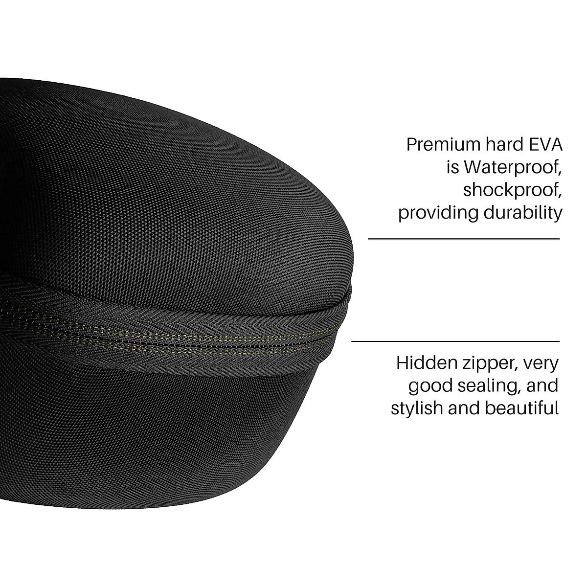 Storage Hard Travel Case Compatible with Howard Leight Impact Electric awesafe Shooting Earmuff and Walker's Razor Slim Muff