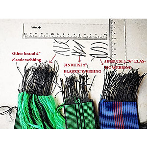 JINRUISI 2" Wide Elastic Webbing,Upholstery DIY,Sofa,Chair,Couch Sitting Belt Replacement,Upholstery Modification Elasbelt (31ft Long 2.76" Wide)