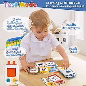 beiens Toddler Toys - Talking Flash Cards for Toddlers 2 3 4 5 6 Year Old with 240 Sight Words - Speech Therapy Autism Sensory Toys for Autistic Children - ABC Learning Educational Montessori Toys