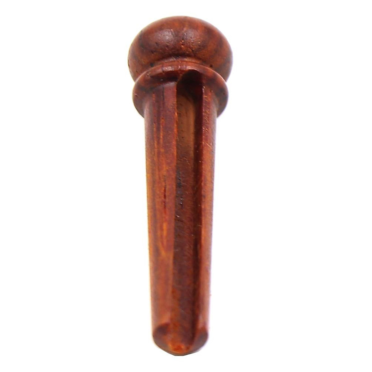 DISENS Acoustic Guitar Bridge Pins with Abalone Dot, Guitar Replacement Parts (Cocobolo Wood with Abalone Dot)
