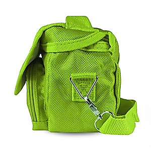 Orzly® - GAME & CONSOLE TRAVEL BAG for Sony PSP Consoles (GO/VITA/1000/2000/3000) Has Special Compartments for Games & Accessories. Bag includes Shoulder Strap + Carry Handle + Belt Loop - BLUE