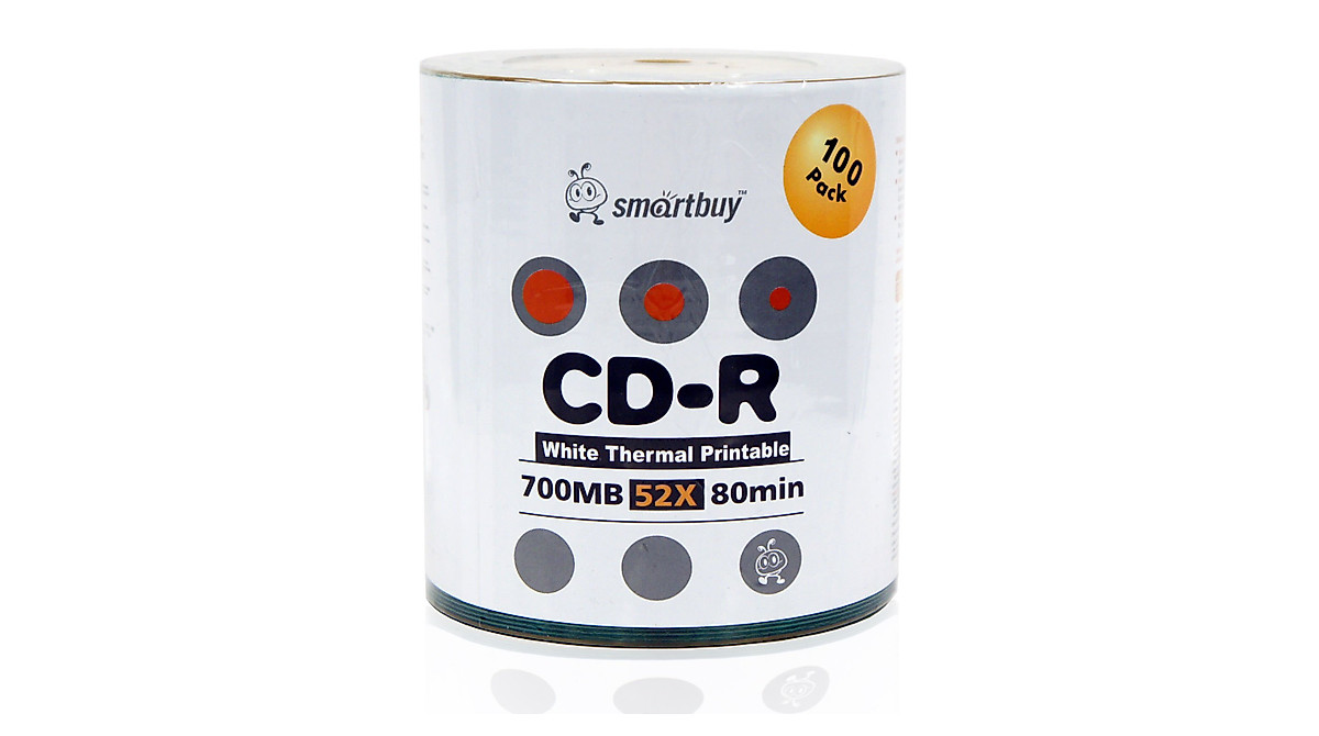 Smartbuy 1800-pack Printable CD-R Discs for Archiving