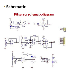 Teyleten Robot PH Value Data Detection and Acquisition Sensor Module Acidity and Alkalinity Sensor Monitoring and Control ph0-14 for Arduino