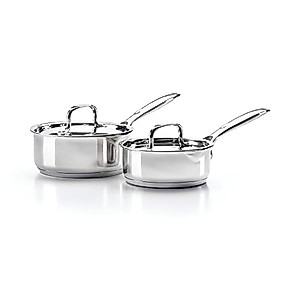 Napoleon 70046 Stainless Steel 2-Piece Sauce Pan Set Grill Accessory