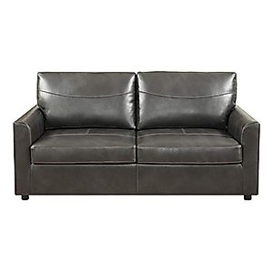 Emerald Home Slumber Contemporary Sleeper Sofa, Full, Charcoal Gray