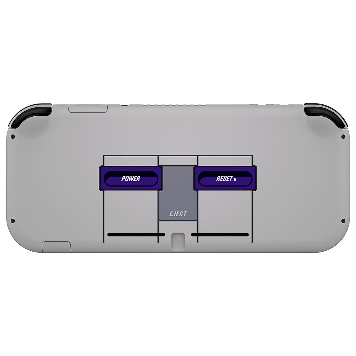 eXtremeRate Classic SNES Style DIY Replacement Shell for Nintendo Switch Lite, NSL Handheld Controller Housing w/Screen Protector, Custom Case Cover for Nintendo Switch Lite