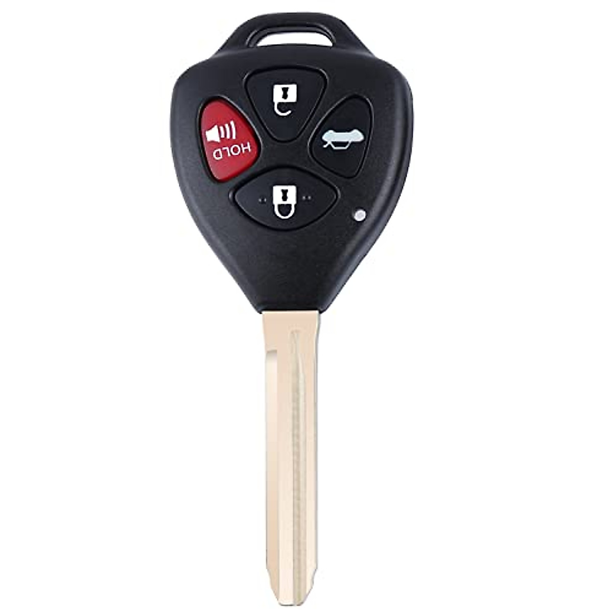 Car Remote Key Fob Replacement fits for Toyota Camry 2007-2010/ Corolla 2009-2010 Vehicles That Use HYQ12BBY with 4D67 Chip (1 PCS)