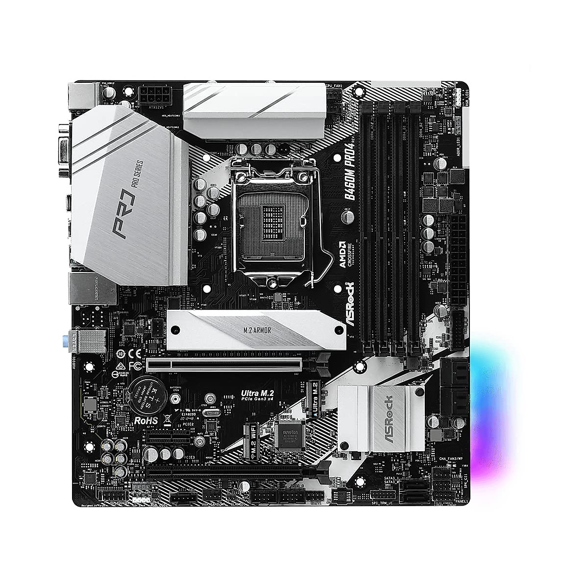ASROCK B460M PRO4 Supports 10th Gen Intel® Core™ Processors (Socket 1200) Motherboard