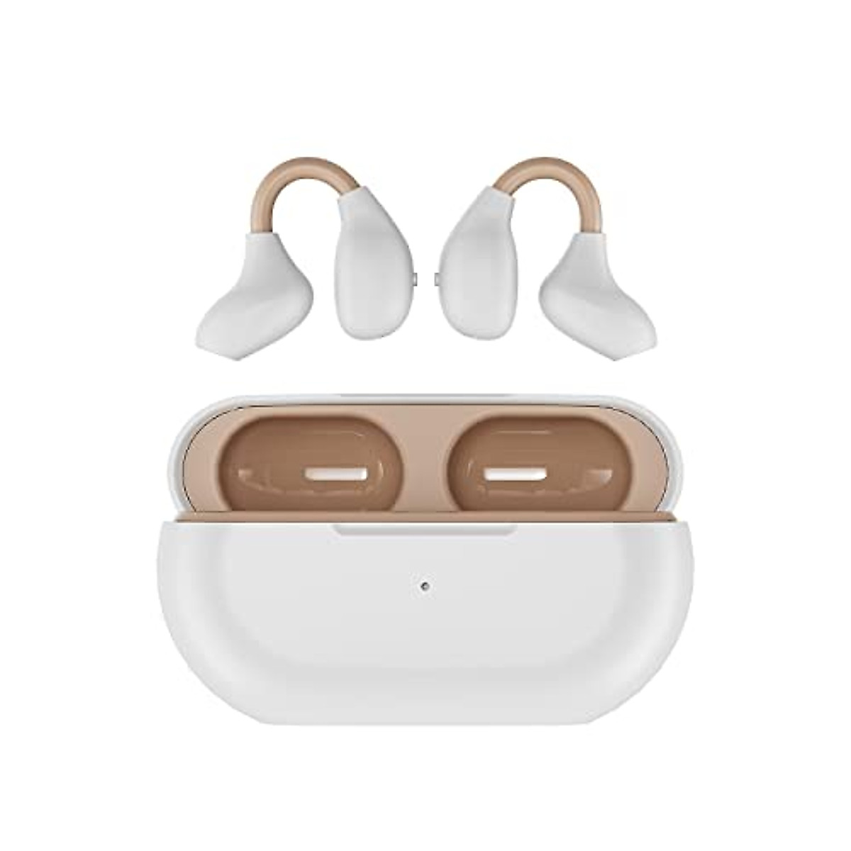 ESSONIO Open Ear Headphones Bluetooth earpiece Noise Cancelling Headphones Ear Clip Headphones Bluetooth Workout Headphones Open Ear Headphones for Sports